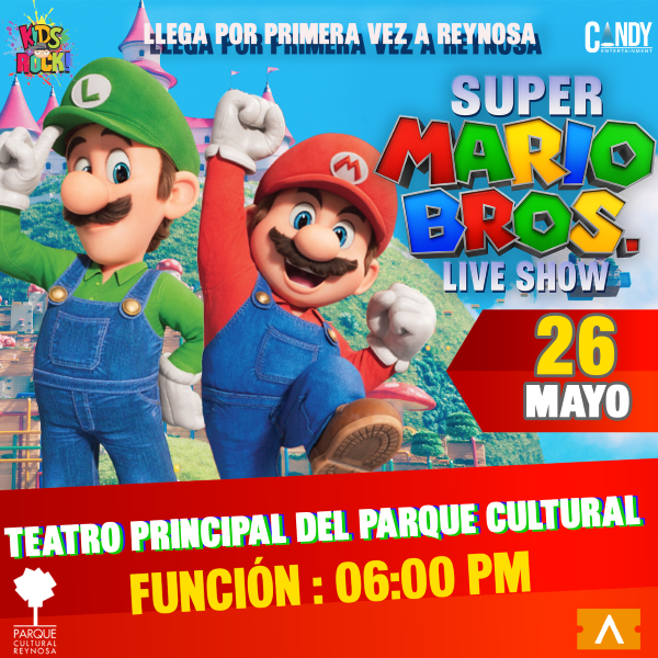 Super Mario Bros Live Show - AREMA Ticket