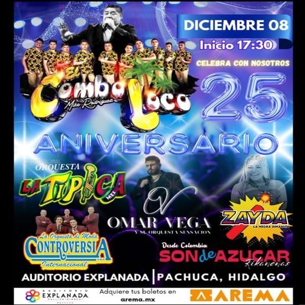 Combo Loco, Celebrando 25 Aniversario - AREMA Ticket