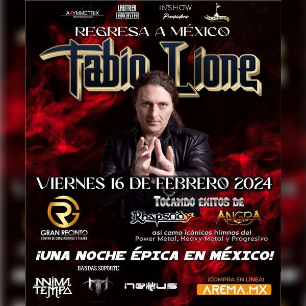 Fabio Lione en Gran Recinto - AREMA Ticket