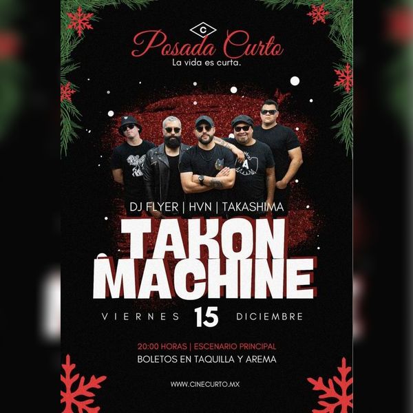 Posada La Vida es Curta: Takon Machine & DJ SET - AREMA Ticket