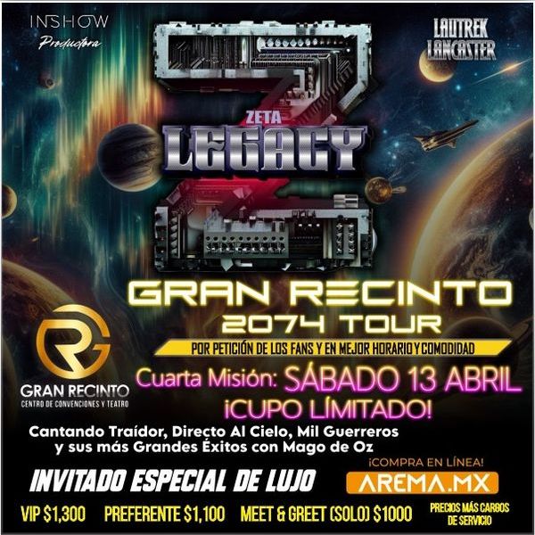 Zeta Legacy - AREMA Ticket