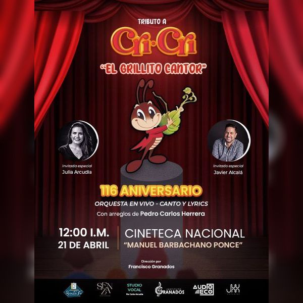 Tributo A Cri Cri "El Grillo Cantor" - AREMA Ticket