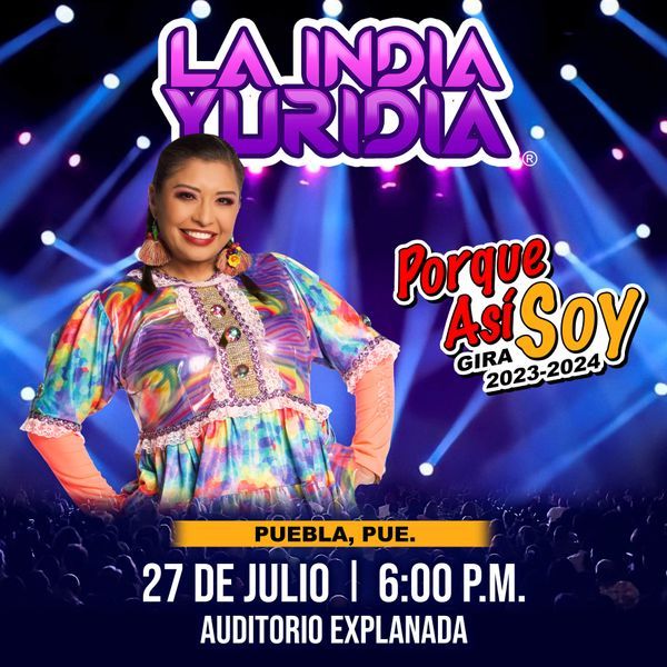 La India Yuridia en Puebla - AREMA Ticket