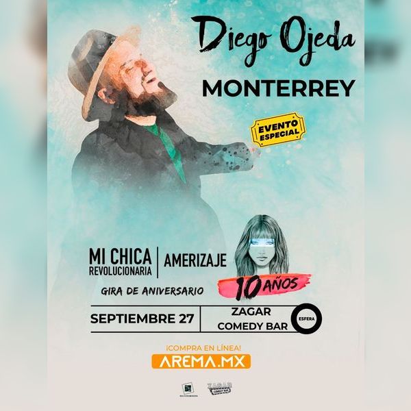 Diego Ojeda en Zagar Comedy Bar Esfera - AREMA Ticket