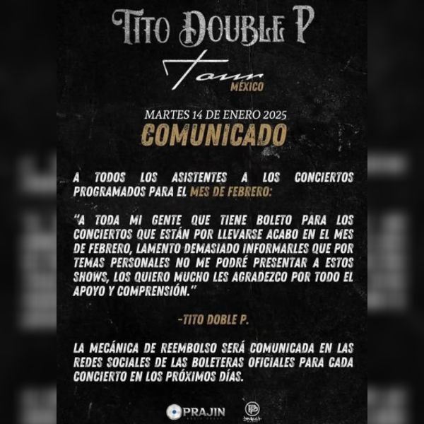 Tito Double P en Saltillo - AREMA Ticket
