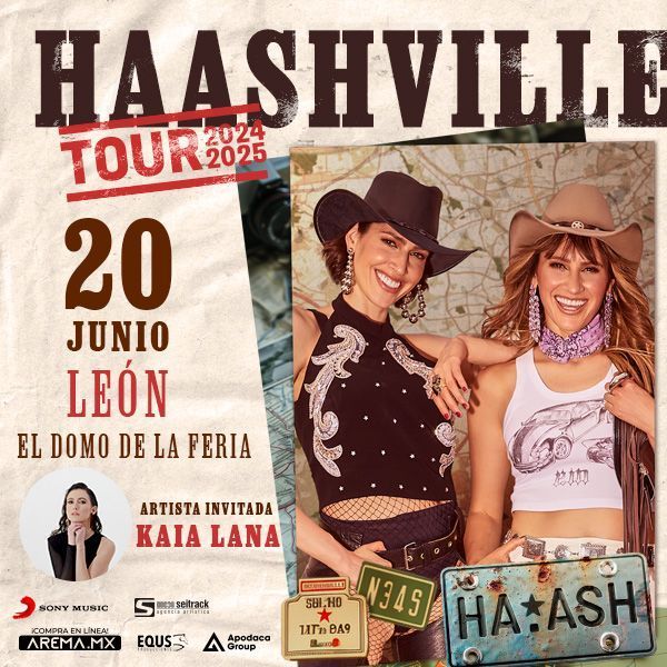 HA ASH en León - Haashville tour - AREMA Ticket