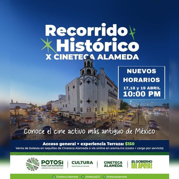 Recorrido Histórico x Cineteca Alameda - AREMA Ticket