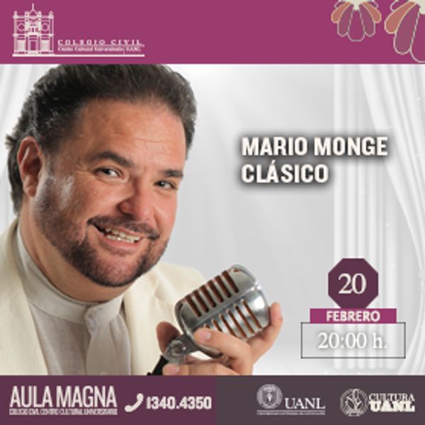 MARIO MONGE, CLÁSICO PIANISTA: JUAN DE DIOS AGUILAR - AREMA Ticket
