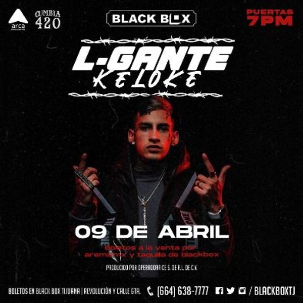 BLACK BOX TIJUANA - AREMA Ticket