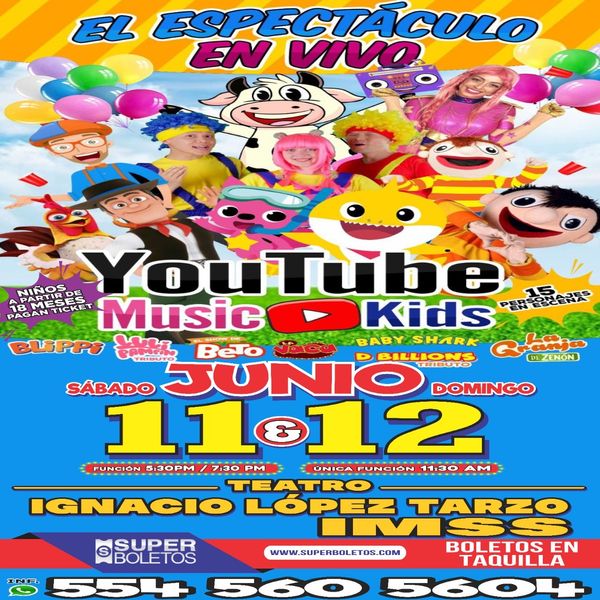 YouTube Kids Music Kids - AREMA Ticket