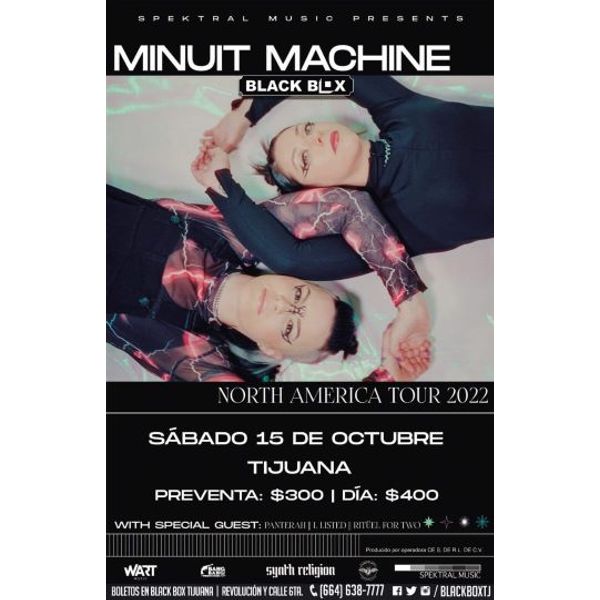 Minuit Machine - North America Tour 2022 - AREMA Ticket