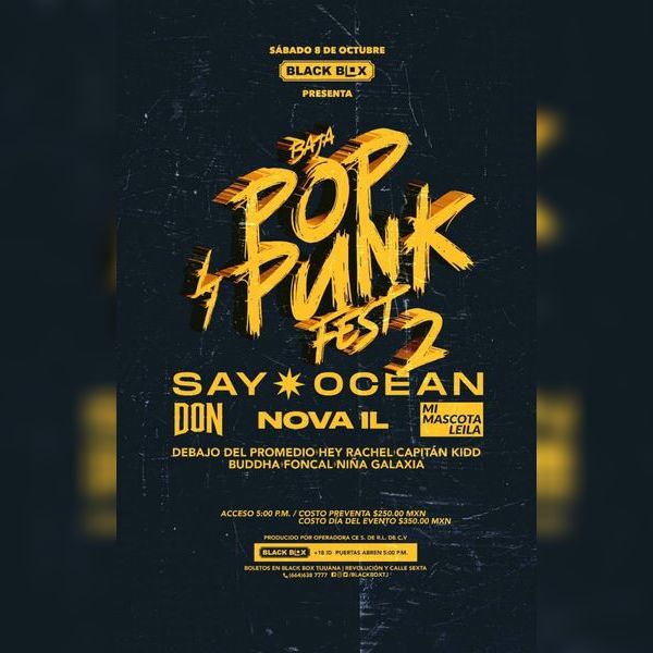 Baja Pop / Punk Fest 2022 - AREMA Ticket