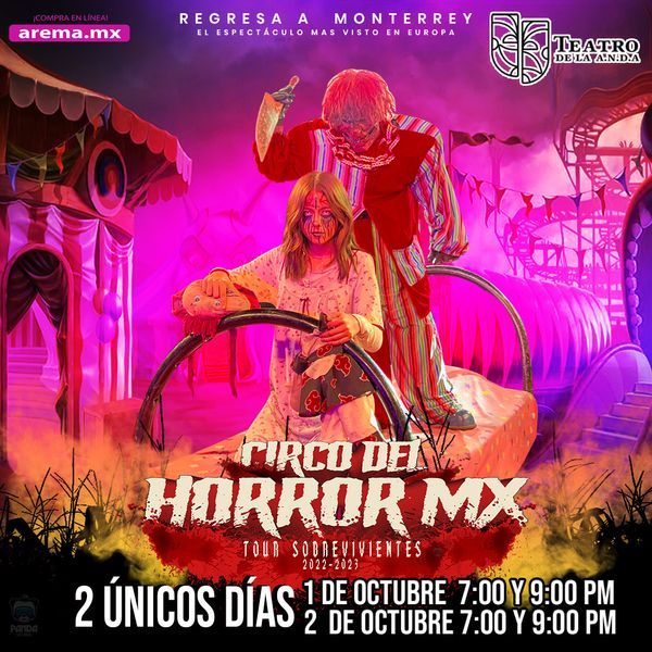 Circo del Horror Mx - AREMA Ticket