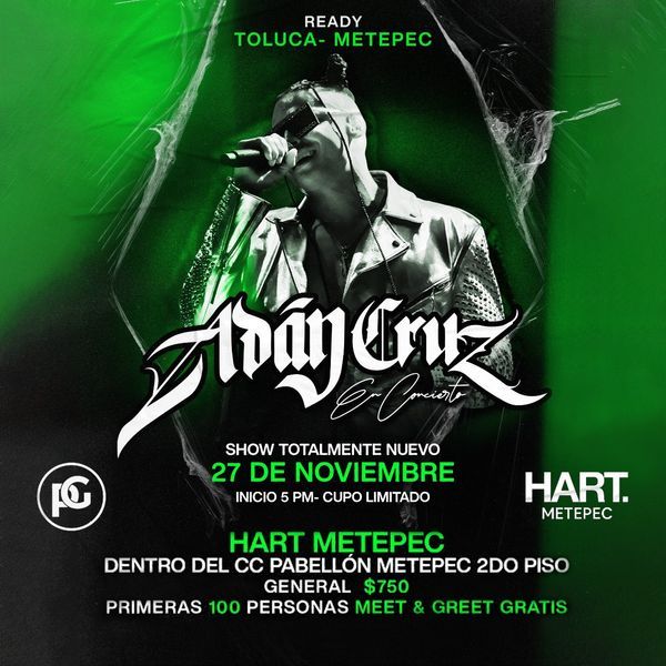 Adan Cruz en Concierto - AREMA Ticket