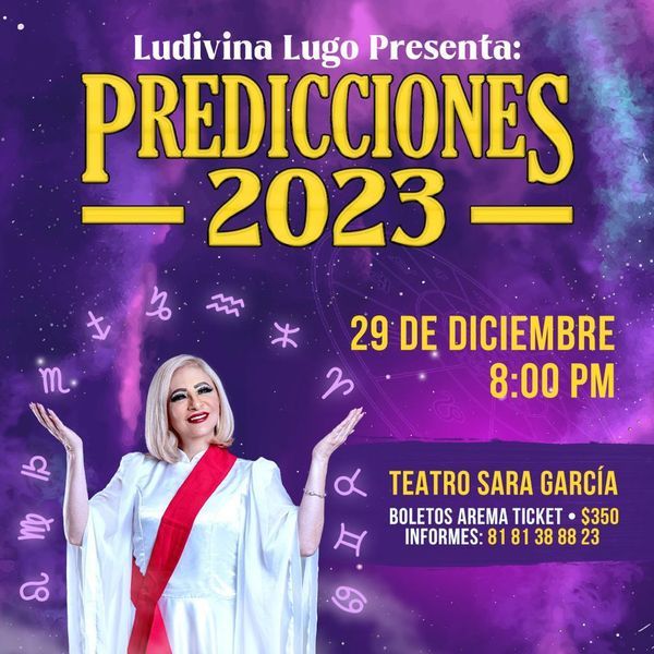 Ludivina Lugo: Predicciones del 2023 - AREMA Ticket