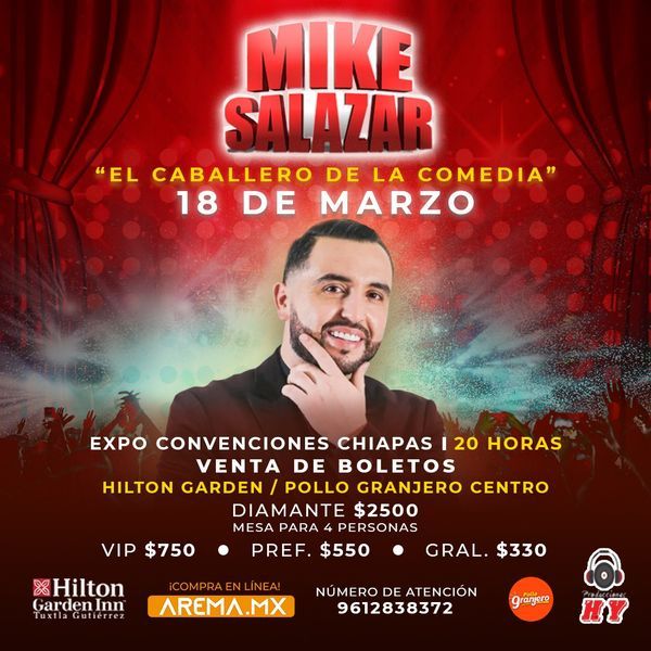 Mike Salazar el caballero de la comedia - AREMA Ticket