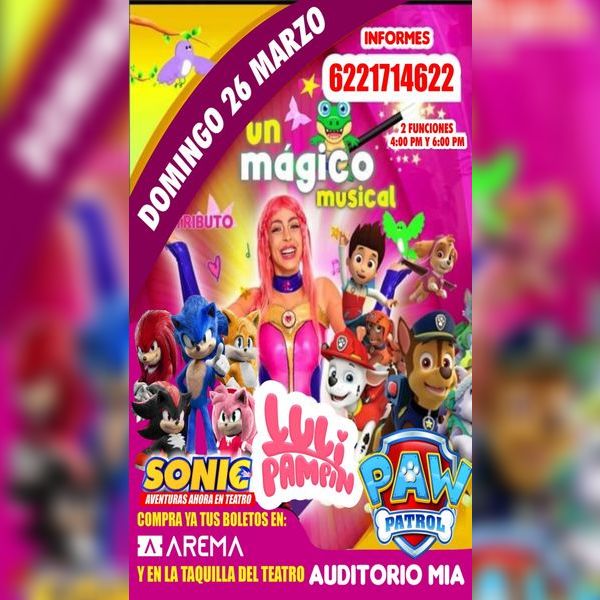 Un mágico Musical - AREMA Ticket