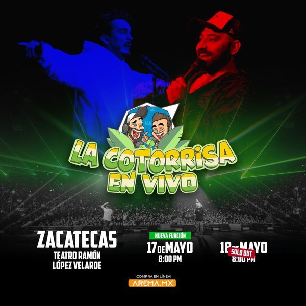 La Cotorrisa en vivo en Zacatecas - AREMA Ticket